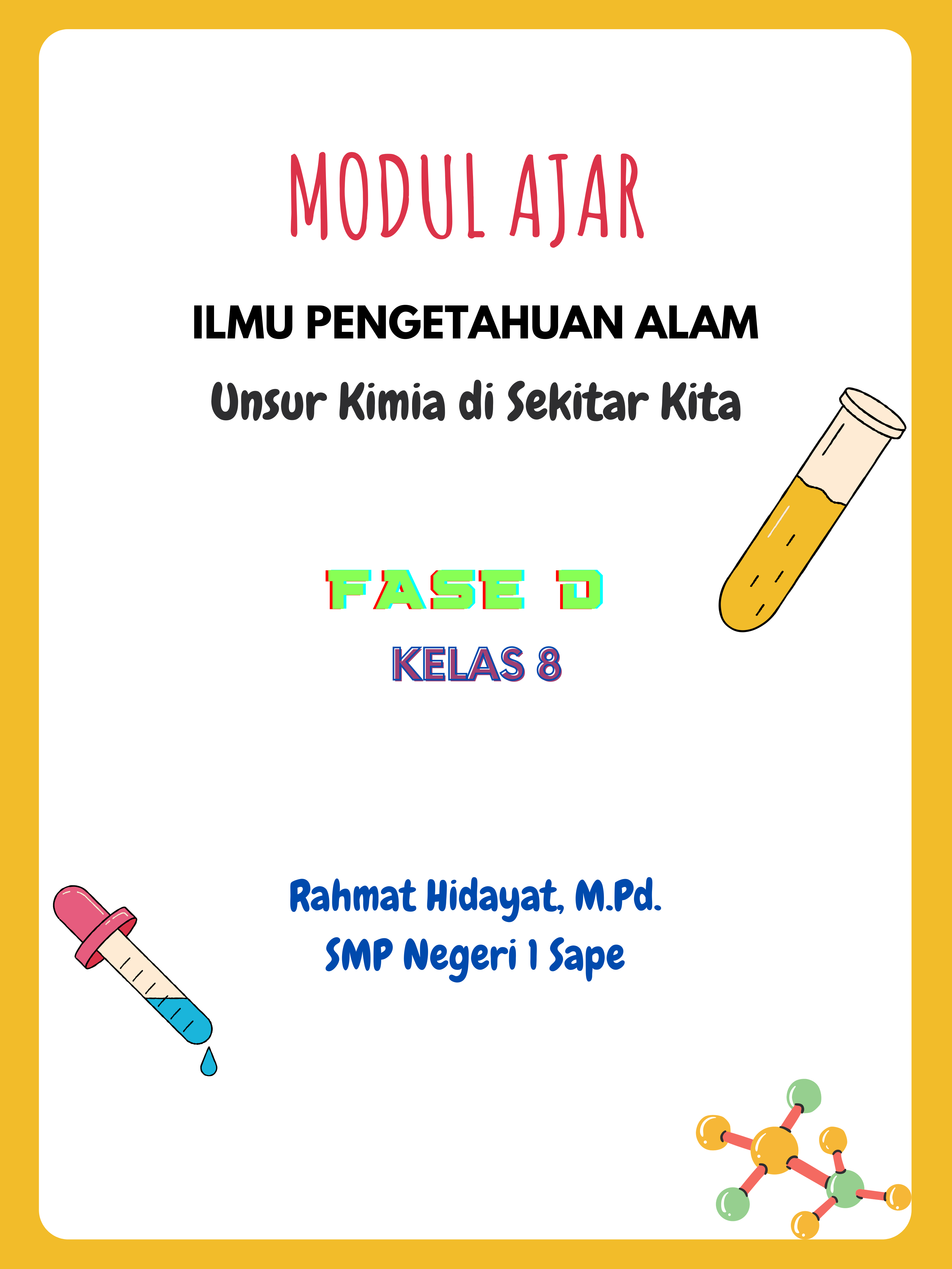 Unsur Kimia di Sekitar Kita - Download Modul Ajar Ilmu Pengetahuan Alam ...