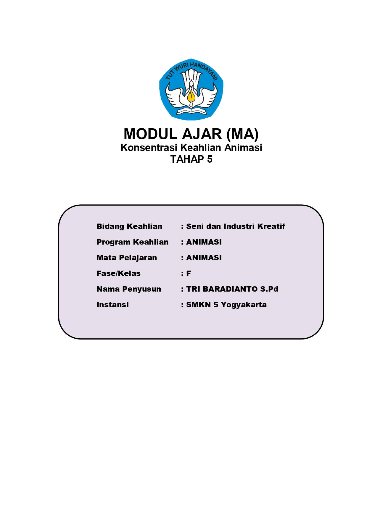 Penyuntingan Gambar Akhir Animasi (Online Editing) - Download Modul ...